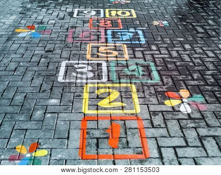 Colorful Hopscotch Image & Photo (Free Trial) | Bigstock
