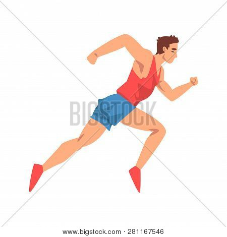 Side View Of Man Running Images, Illustrations & Vectors (Free) - Bigstock