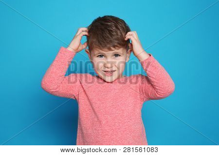Little Boy Scratching Image & Photo (Free Trial) | Bigstock