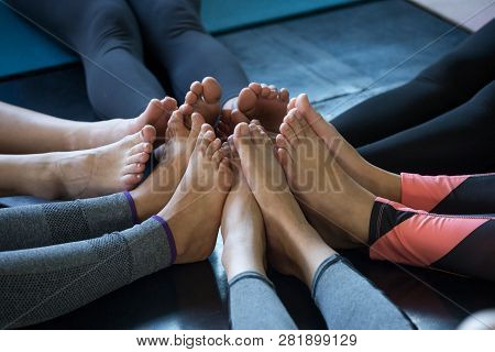 Group Feet Fitness Image & Photo (Free Trial) | Bigstock