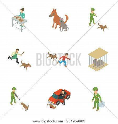Dog Protection Icons Image & Photo (Free Trial) | Bigstock