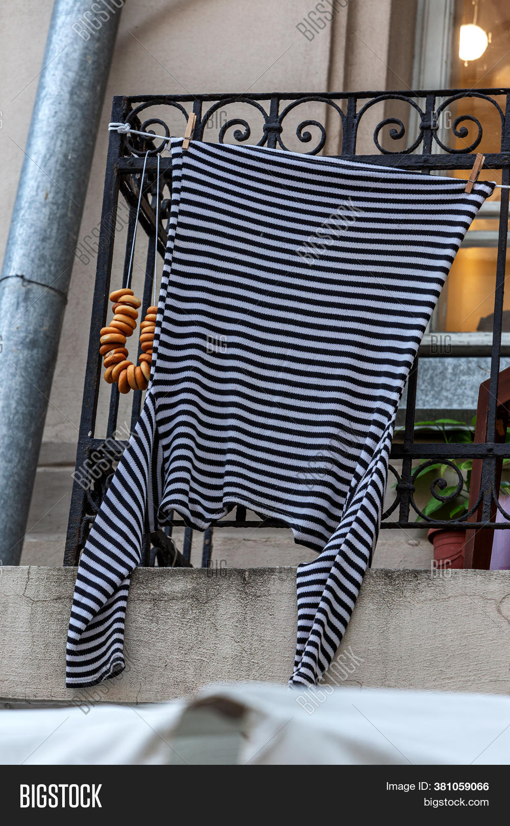 Laundry Dries On Rope Image & Photo (Free Trial) | Bigstock