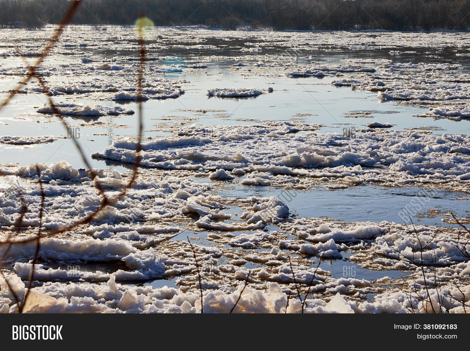 Ice Drift On River Image & Photo (Free Trial) | Bigstock
