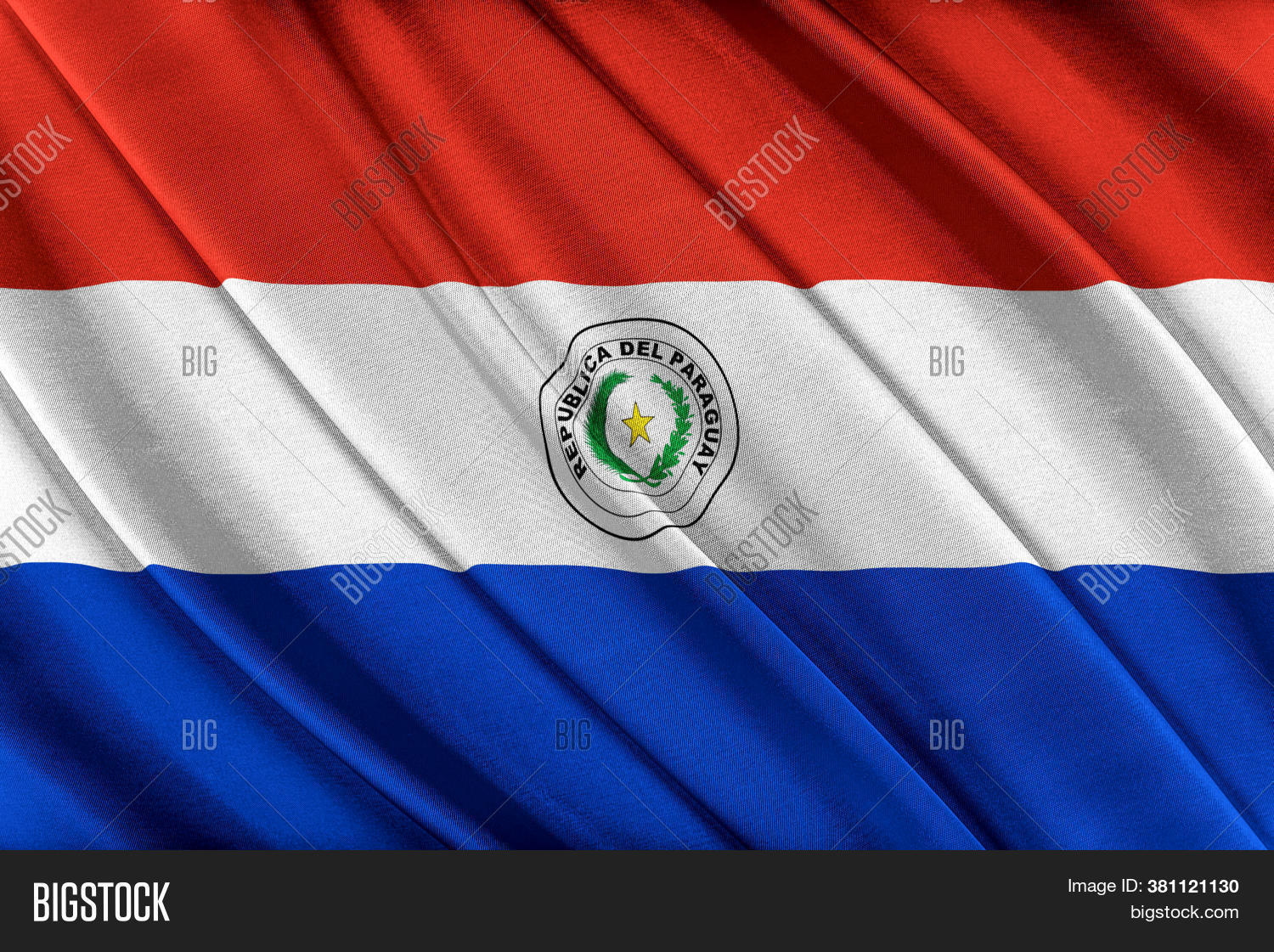 Colorful Paraguay Flag Image & Photo (Free Trial) | Bigstock