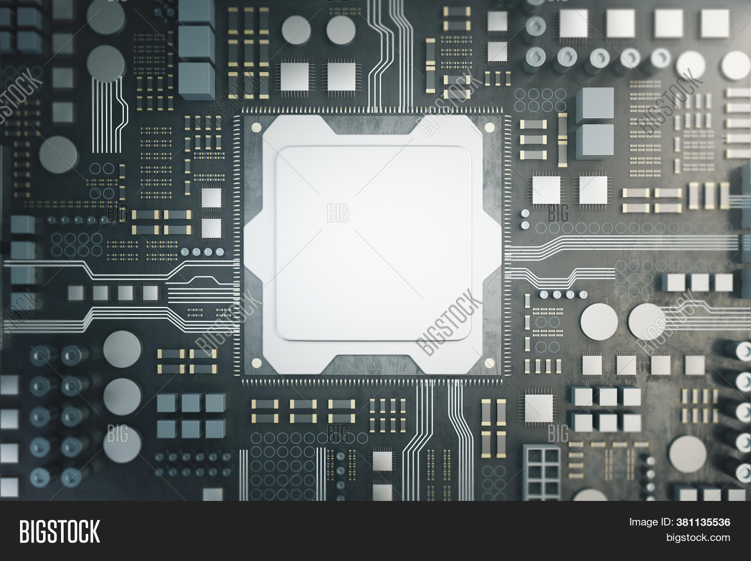 Top View Cpu On Image & Photo (Free Trial) | Bigstock
