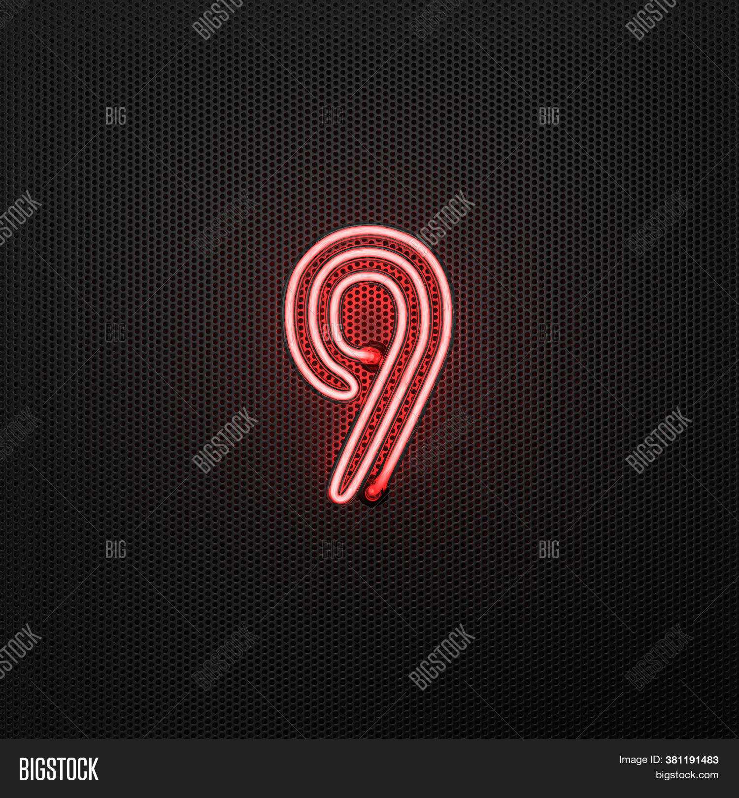 Glowing Red Neon Image & Photo (Free Trial) | Bigstock