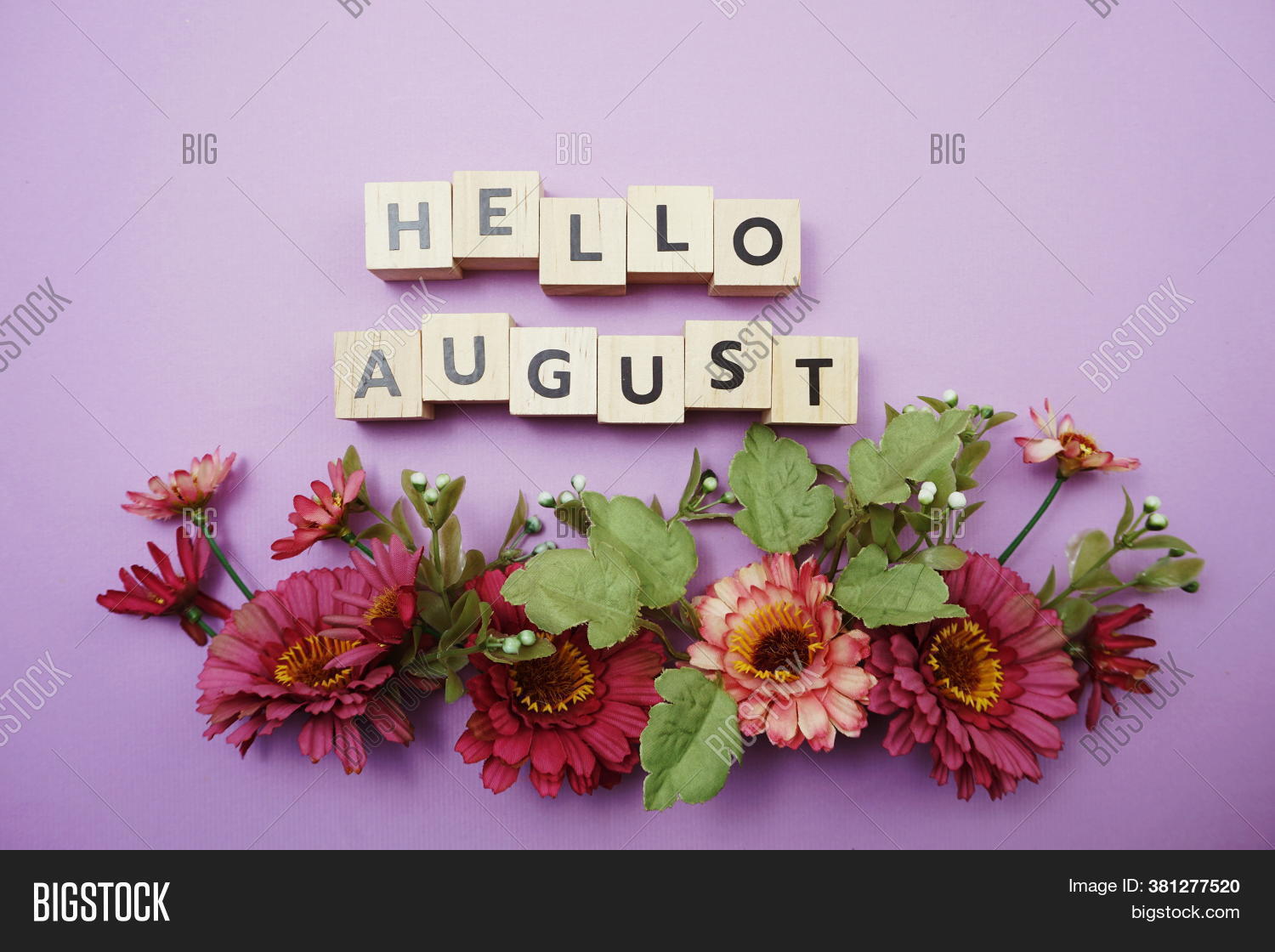 Hello August Alphabet Image & Photo (Free Trial) | Bigstock