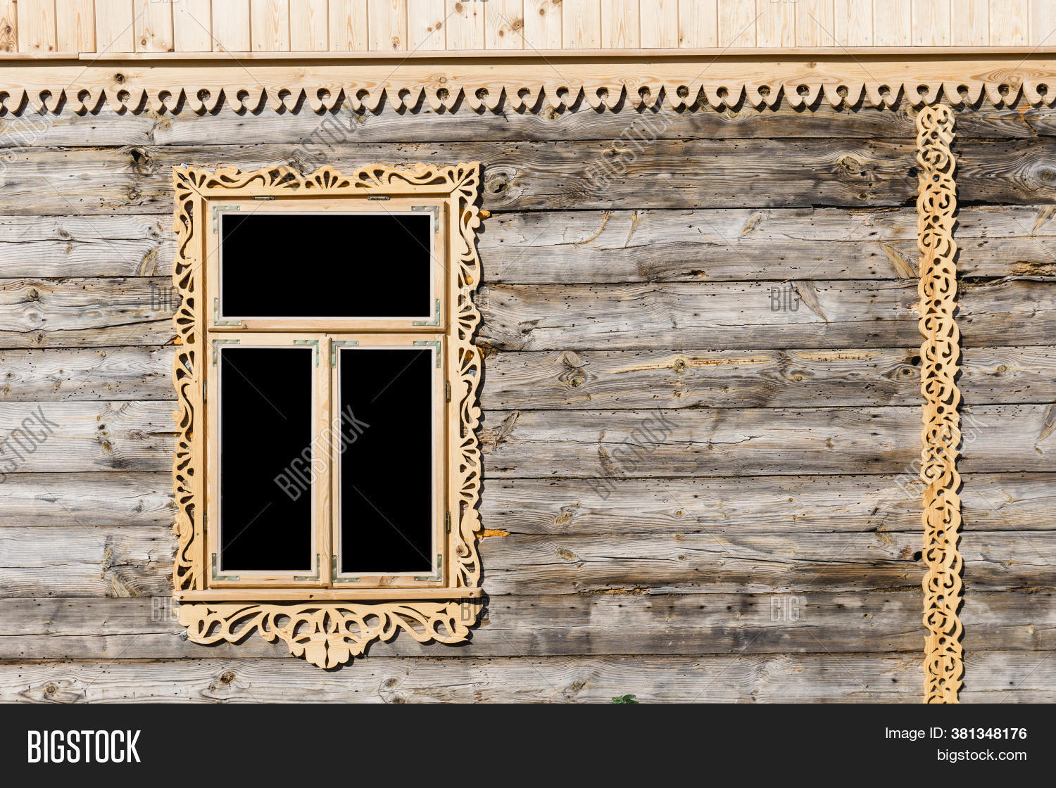 Wood Window Background