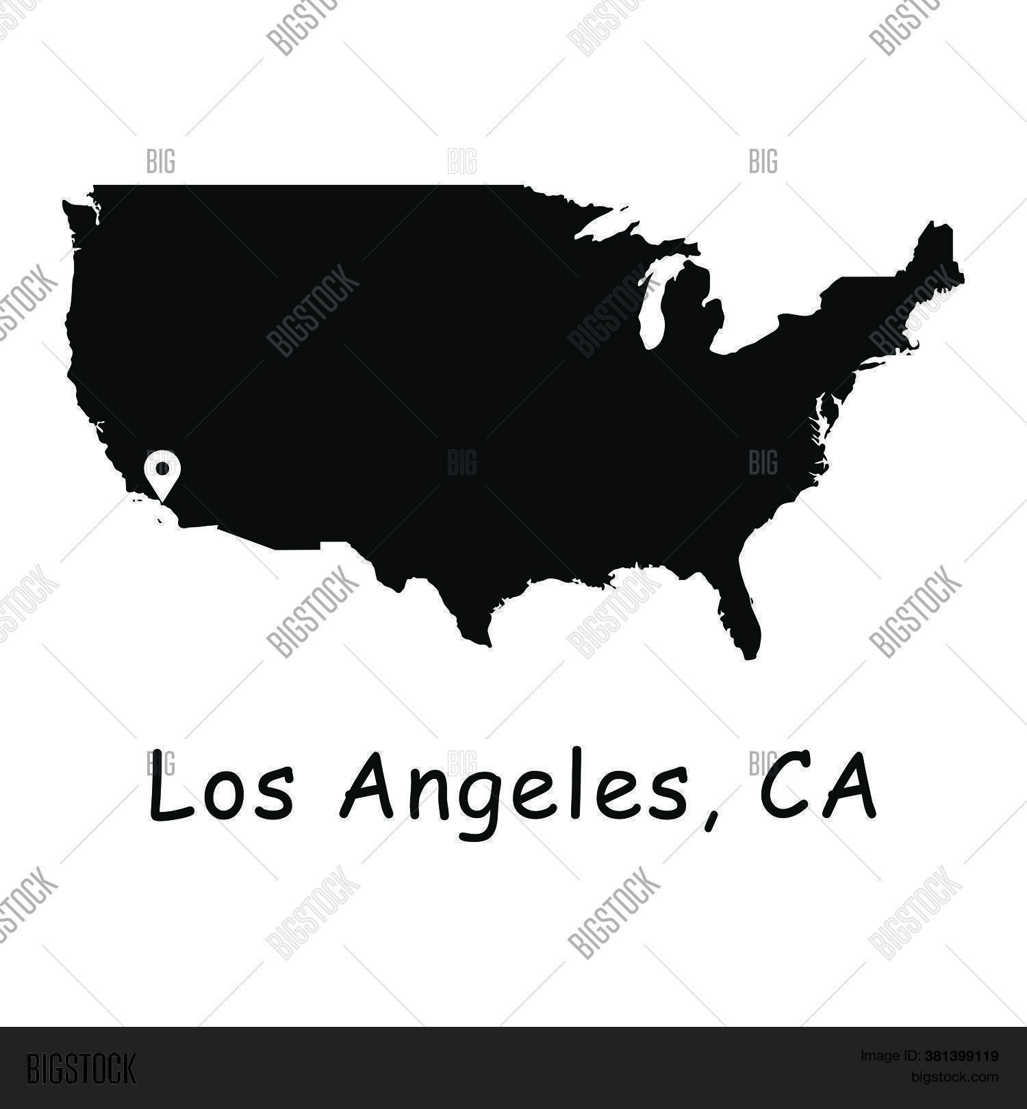 City Los Angeles On Vector & Photo (Free Trial) | Bigstock