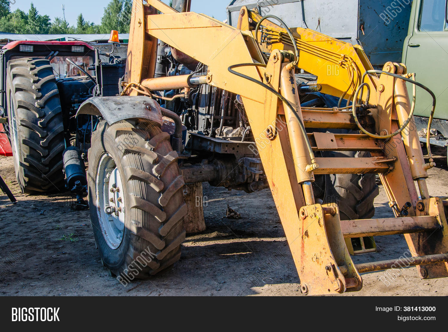 Old Rusty Tractors Image & Photo (Free Trial) | Bigstock