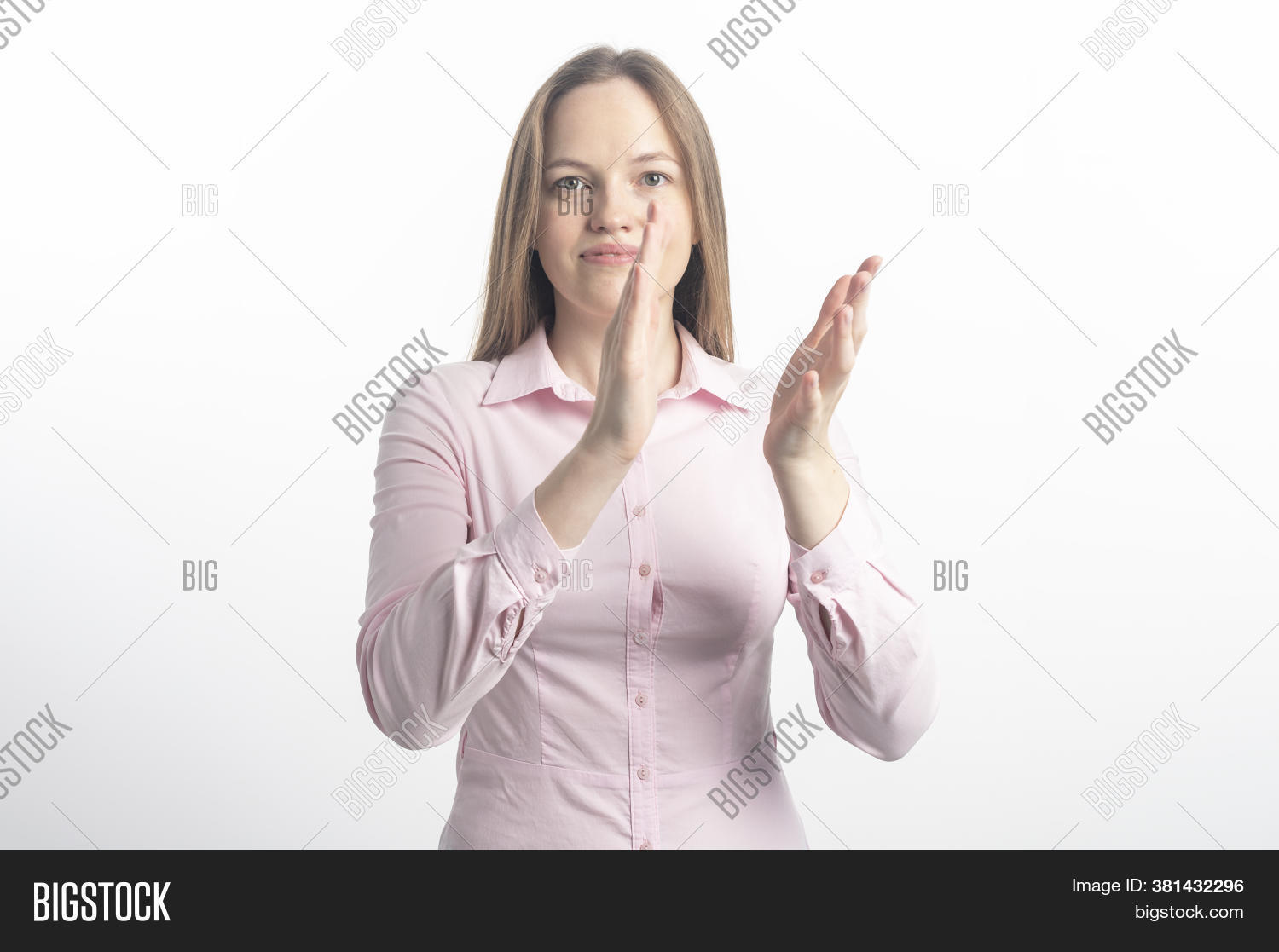 Happy Woman Clapping Image & Photo (Free Trial) | Bigstock