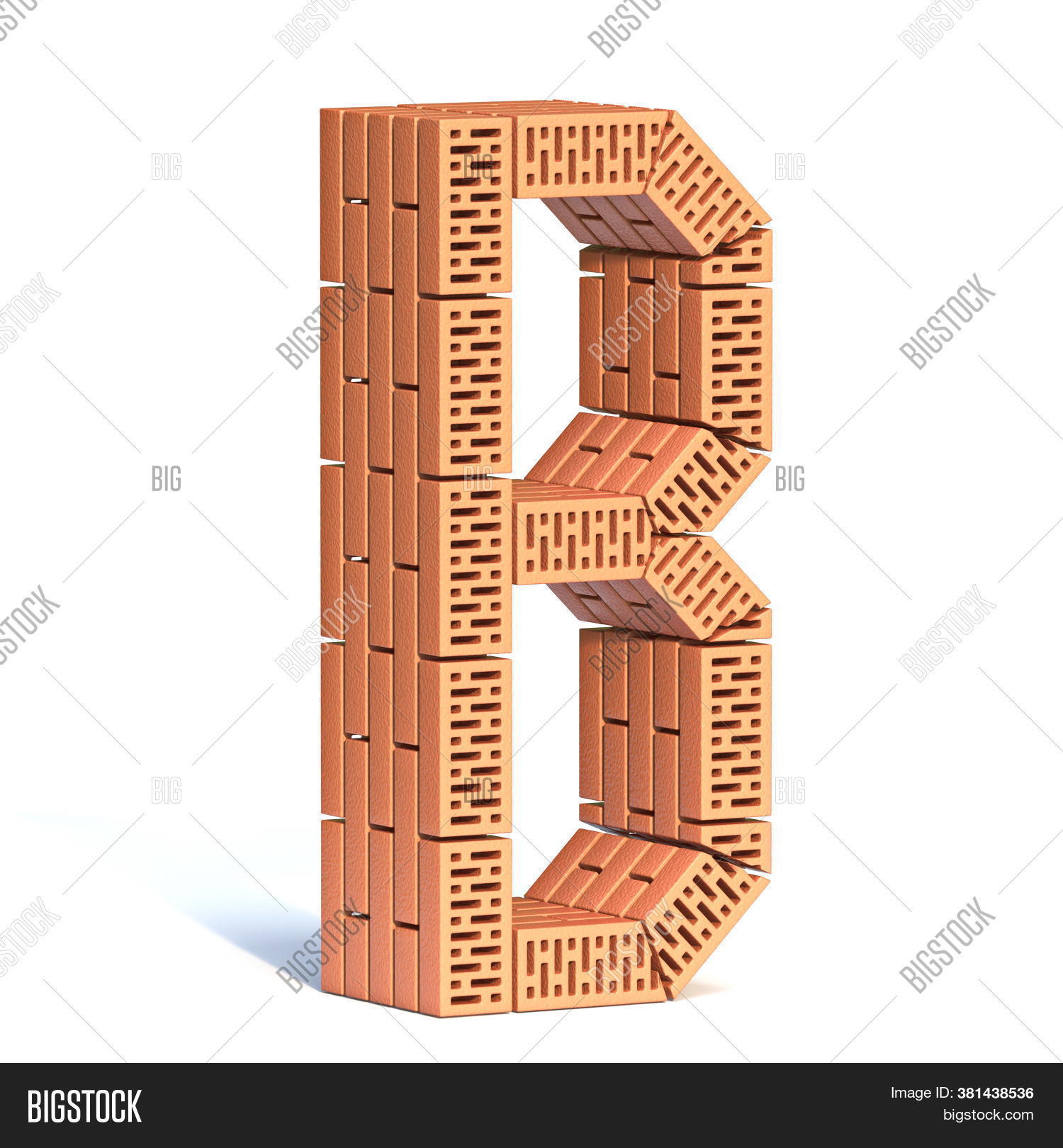 Brick Wall Font Letter Image & Photo (Free Trial) | Bigstock