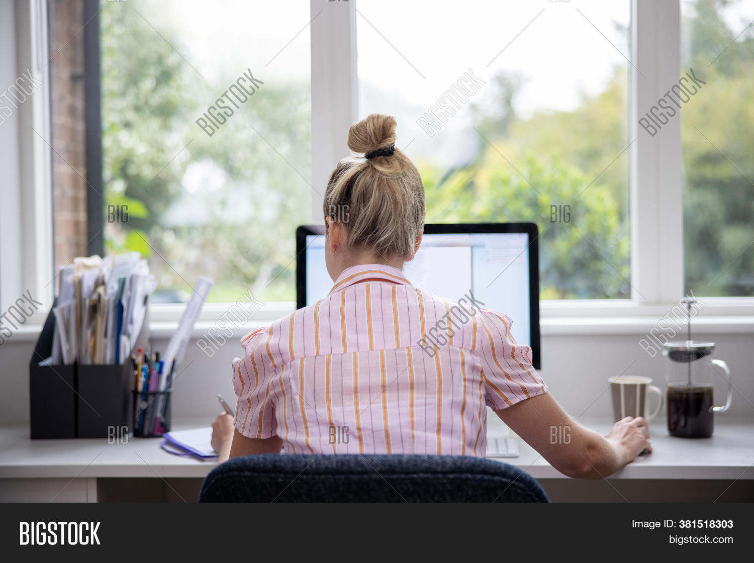 Rear View Woman Image & Photo (Free Trial) | Bigstock