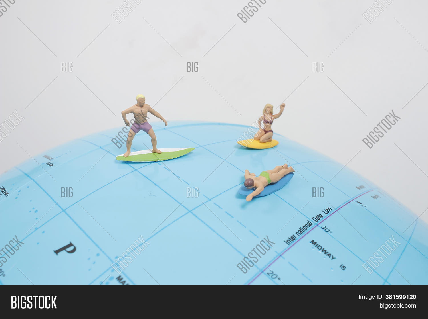 Young Surfers Figure Image & Photo (Free Trial) | Bigstock
