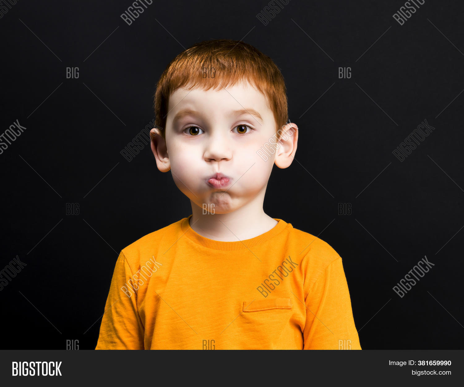 Boy Red Hair Puffed Image & Photo (Free Trial) | Bigstock