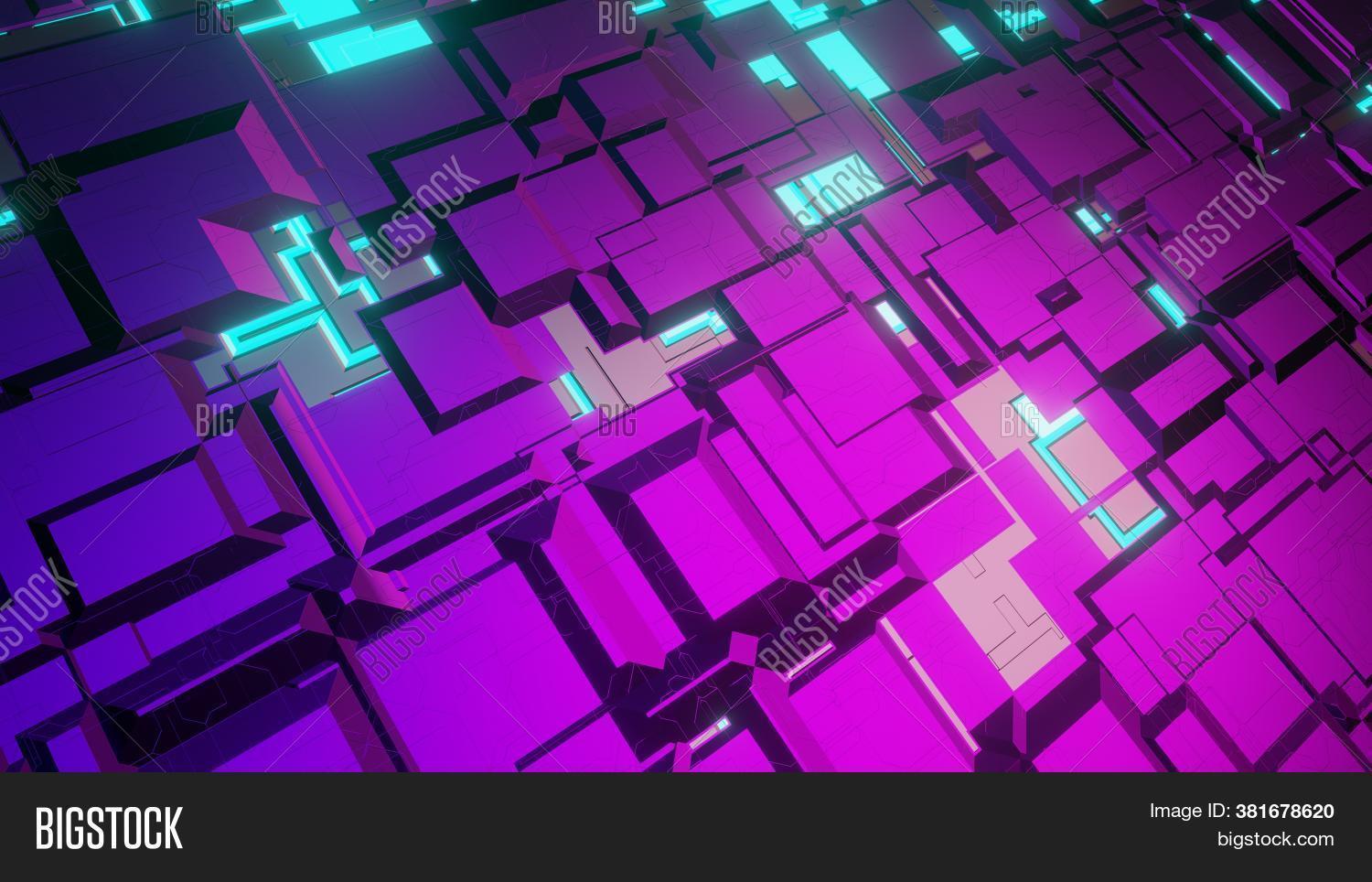 Modern Tech Pattern. Image & Photo (Free Trial) | Bigstock