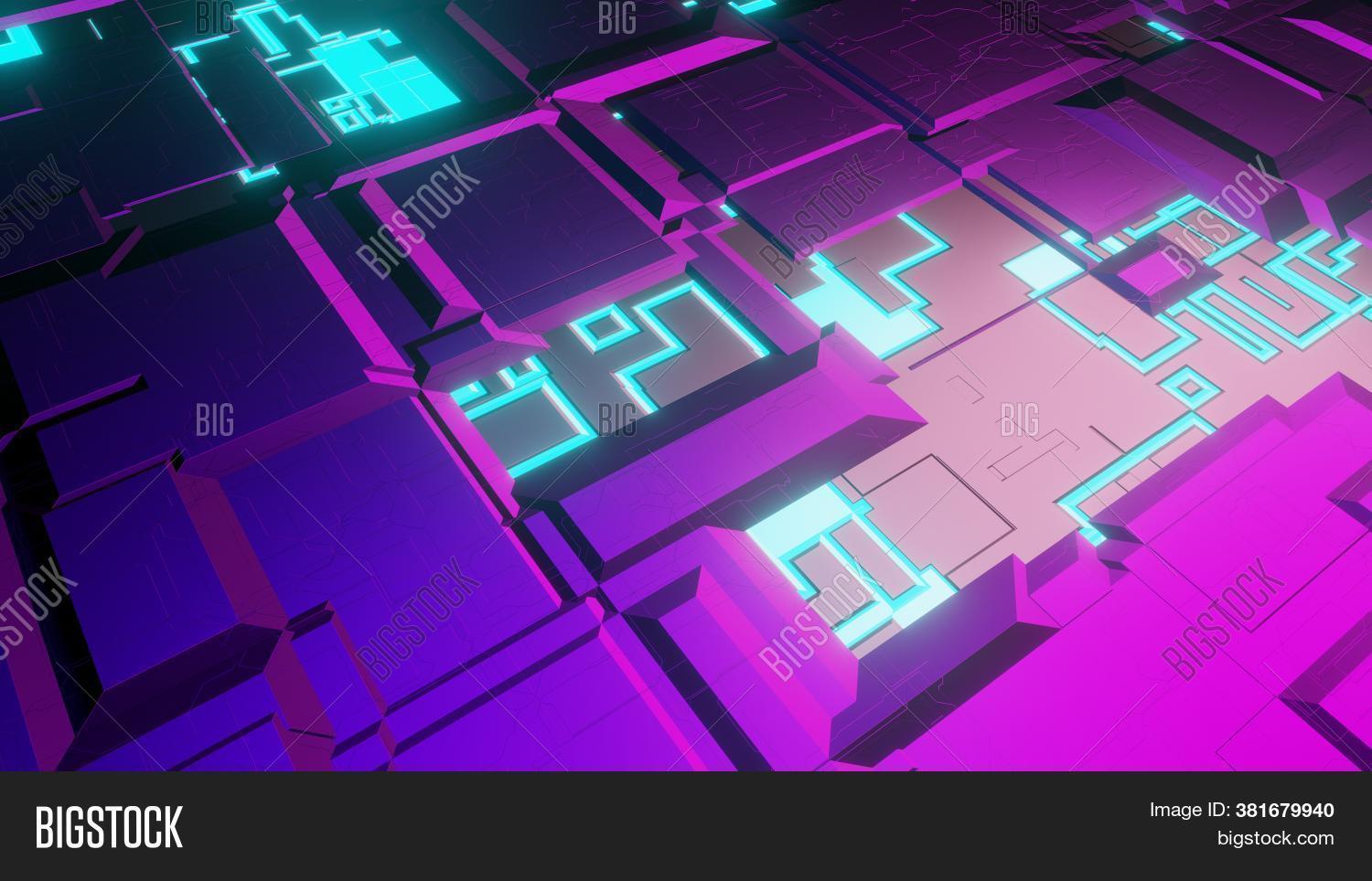 Modern Tech Pattern. Image & Photo (Free Trial) | Bigstock