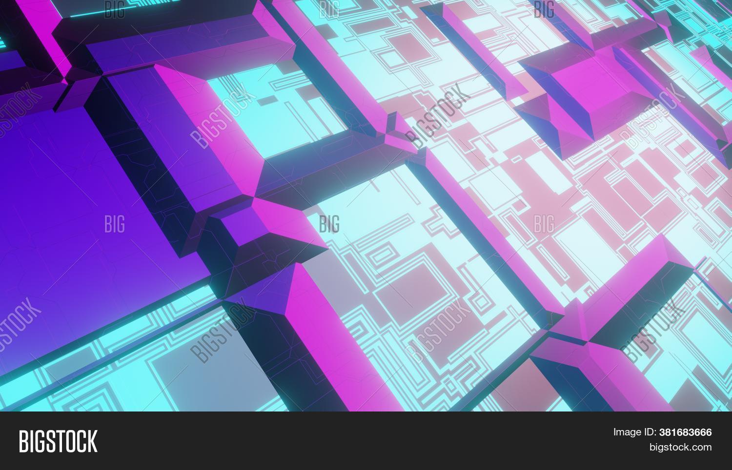 Modern Tech Pattern. Image & Photo (Free Trial) | Bigstock