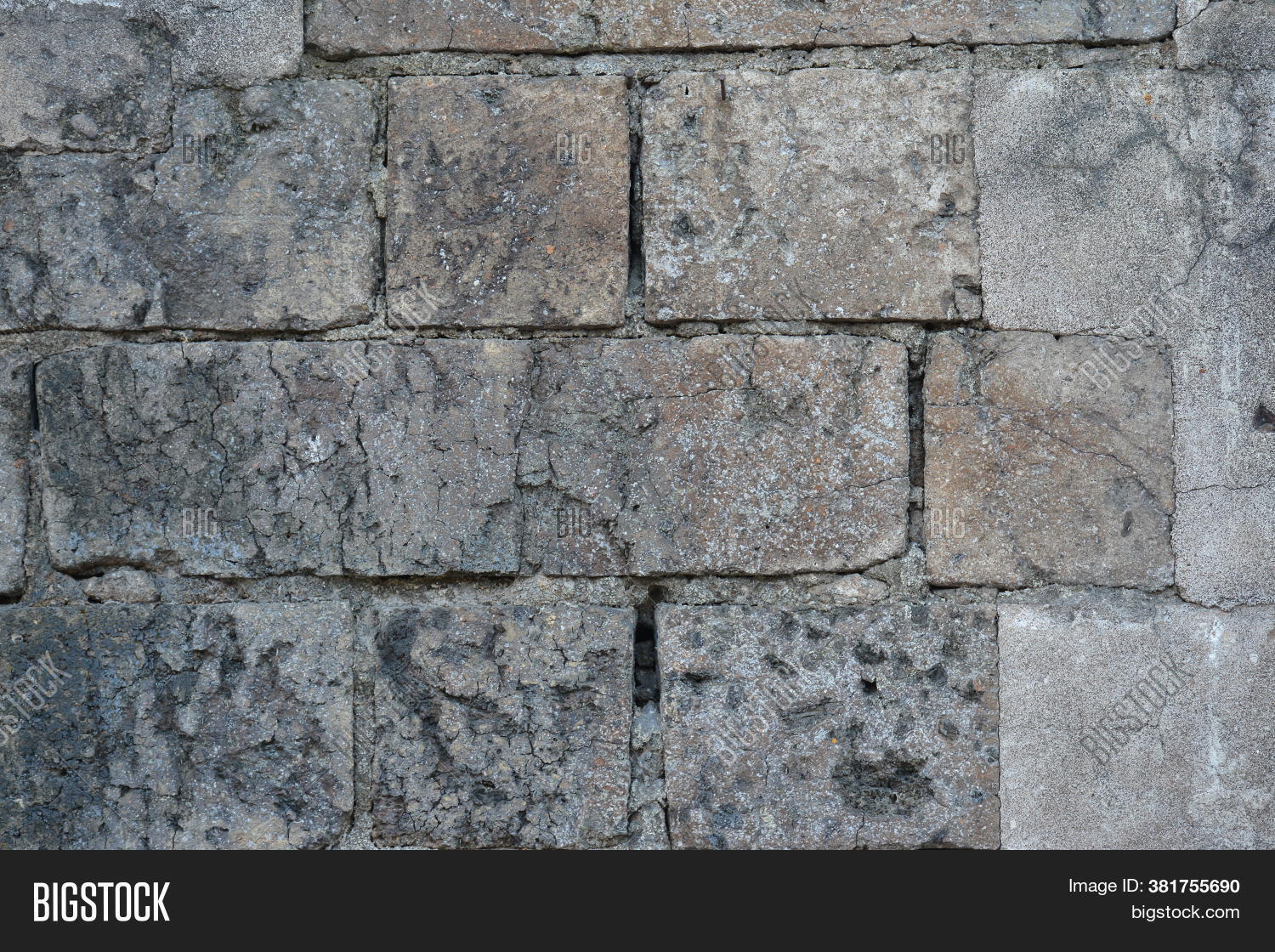 Concrete Bricks Rough Image & Photo (Free Trial) | Bigstock