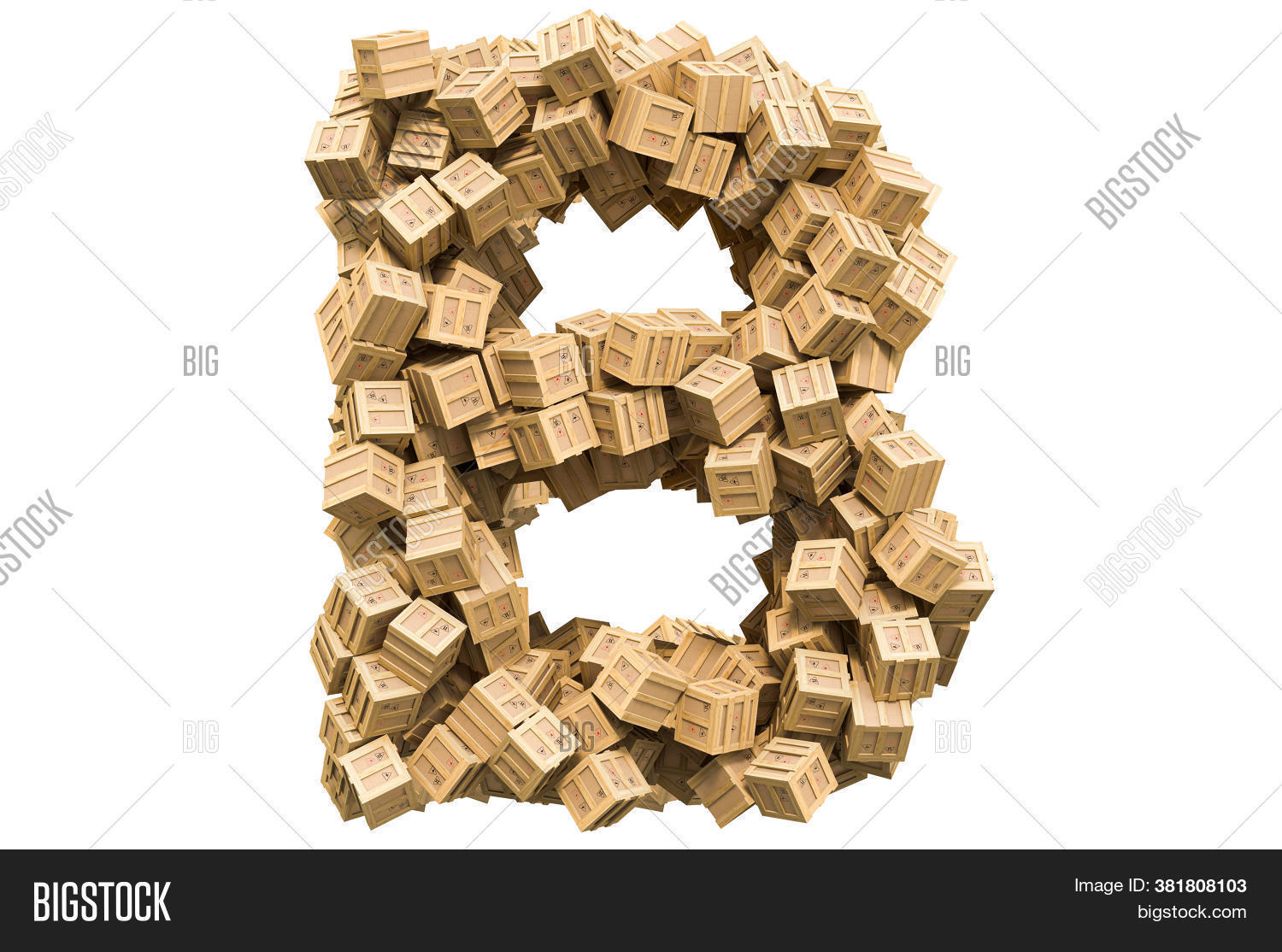 Letter B Wooden Boxes Image & Photo (Free Trial) | Bigstock