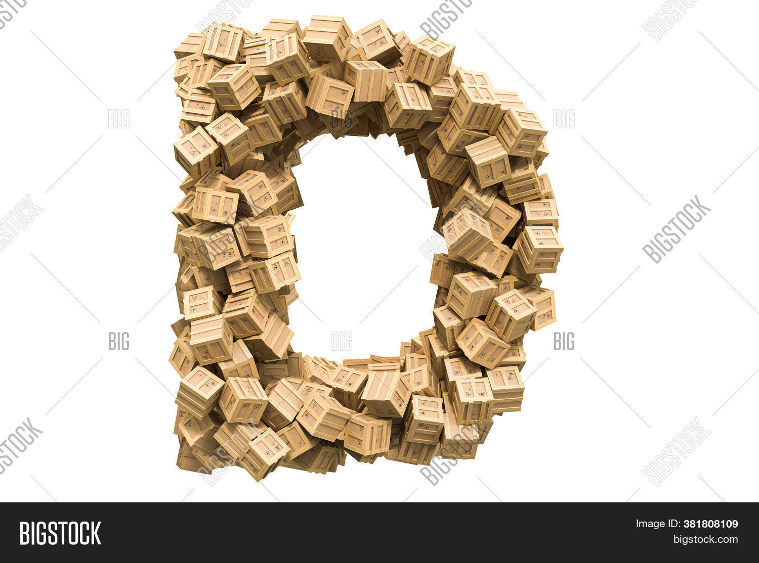 Letter D Wooden Boxes Image & Photo (Free Trial) | Bigstock