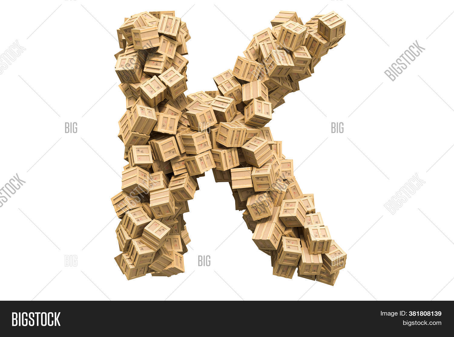 Letter K Wooden Boxes Image & Photo (Free Trial) | Bigstock
