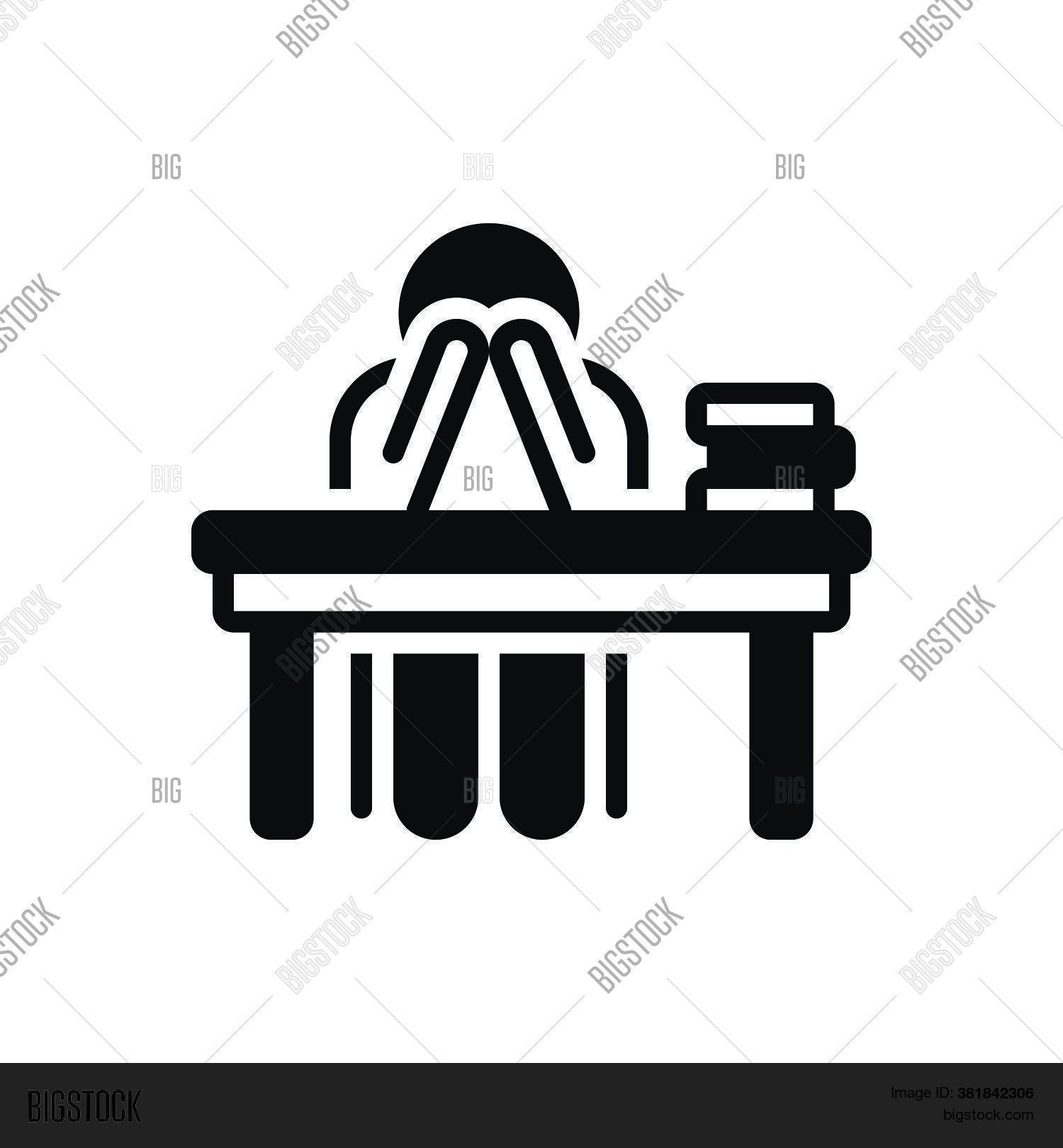 Black Solid Icon Lack Vector & Photo (Free Trial) | Bigstock