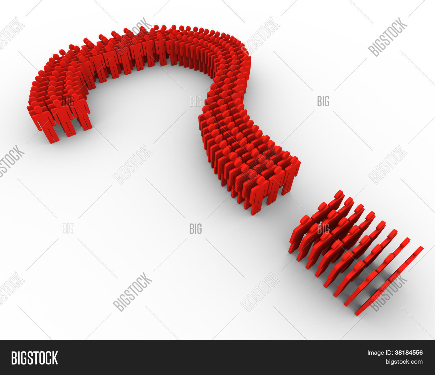 3D Man Question Mark Image & Photo (Free Trial) | Bigstock