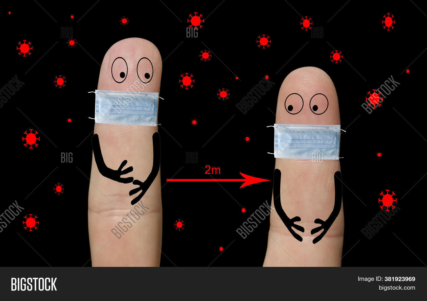 Wo Finger Face Masks Image & Photo (Free Trial) | Bigstock