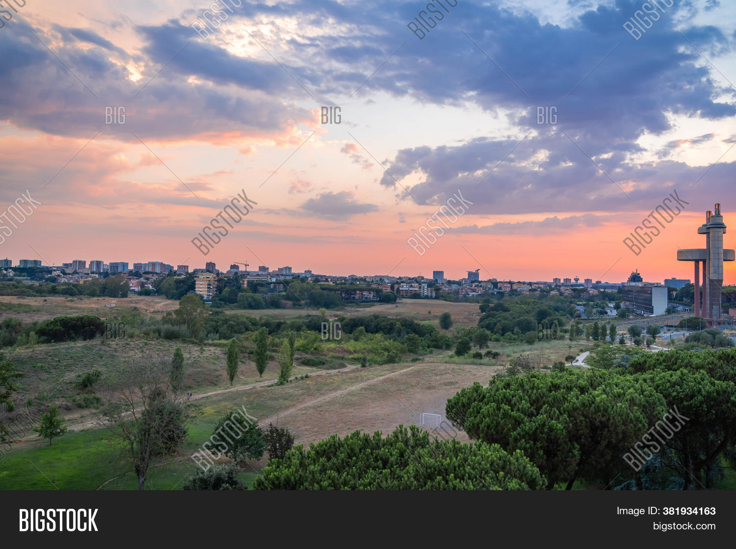 Sky Clouds Sunset Rome Image & Photo (Free Trial) | Bigstock