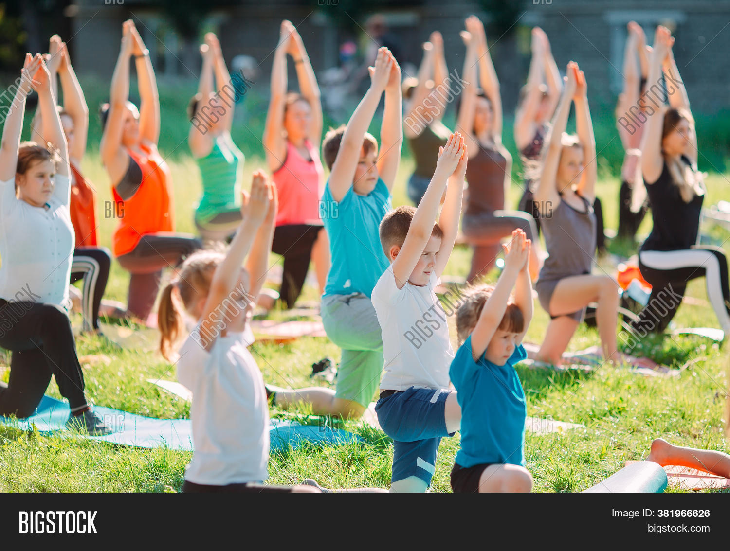 Yoga Classes Outside Image & Photo (Free Trial) | Bigstock