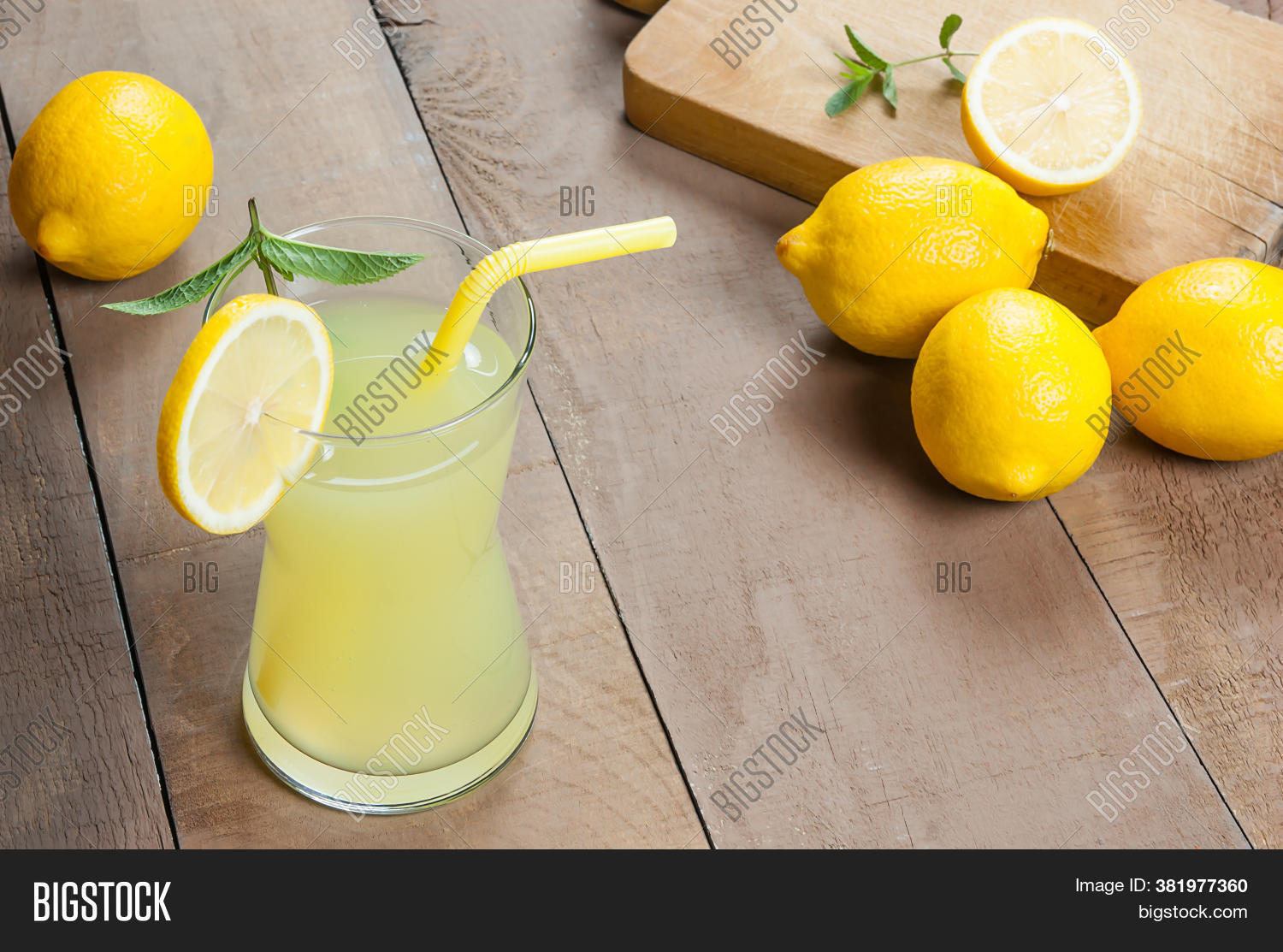 Lemonade Glass. Image & Photo (Free Trial) | Bigstock