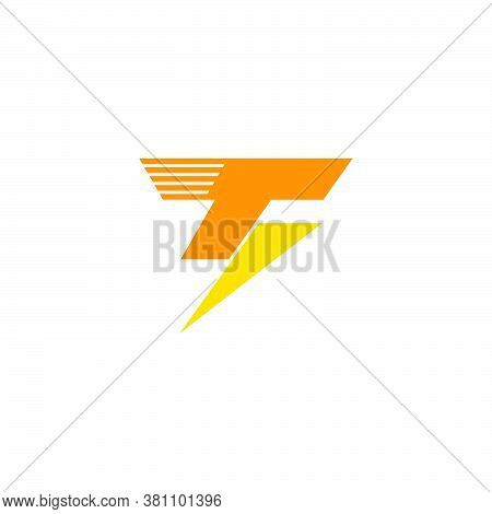 Letter T Thunder Vector & Photo (Free Trial) | Bigstock