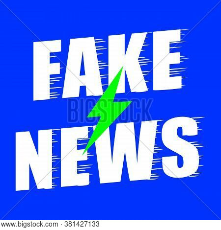 Fake News Text Symbol Vector & Photo (Free Trial) | Bigstock