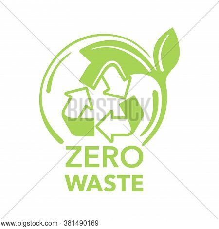 Zero Waste Emblem - Vector & Photo (Free Trial) | Bigstock