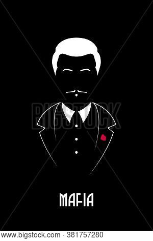 Mafioso Boss Mustache Vector & Photo (Free Trial) | Bigstock