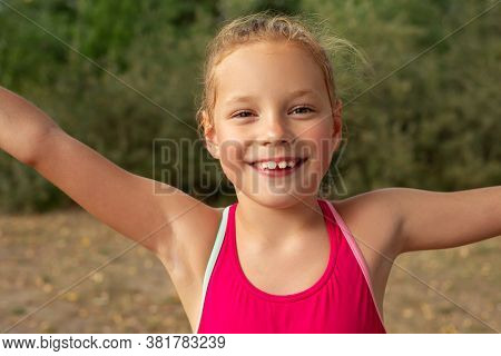Happy Kid Girl Image & Photo (Free Trial) | Bigstock