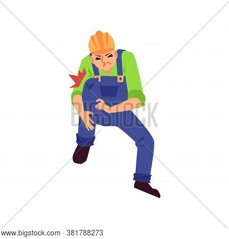 Injured Construction Vector & Photo (Free Trial) | Bigstock
