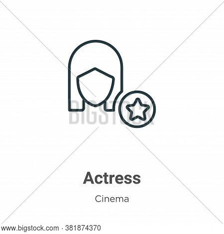 Actress Icon Isolated Vector & Photo (Free Trial) | Bigstock