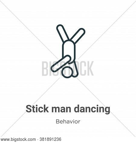 Stick Man Dancing Vector & Photo (Free Trial) | Bigstock