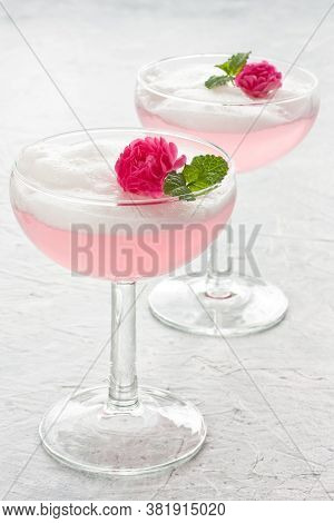 Pink Rose Cocktail Two Image & Photo (Free Trial) | Bigstock