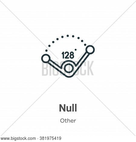 Null Icon Isolated On Vector & Photo (Free Trial) | Bigstock