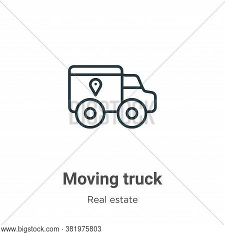 Moving Truck Icon Vector & Photo (Free Trial) | Bigstock