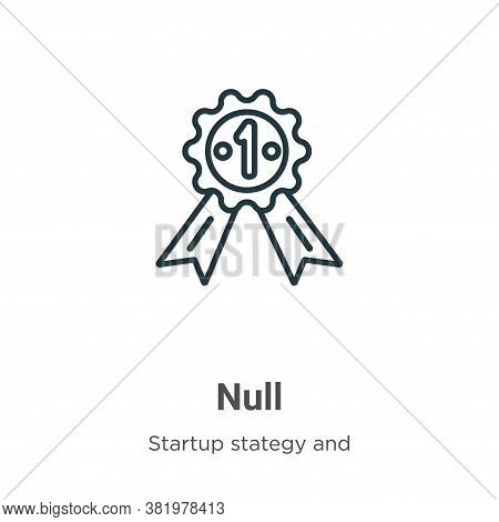 Null Icon Isolated On Vector & Photo (Free Trial) | Bigstock