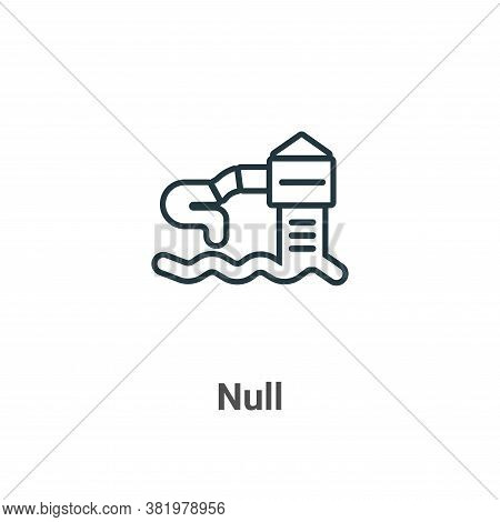Null Icon Isolated On Vector & Photo (Free Trial) | Bigstock
