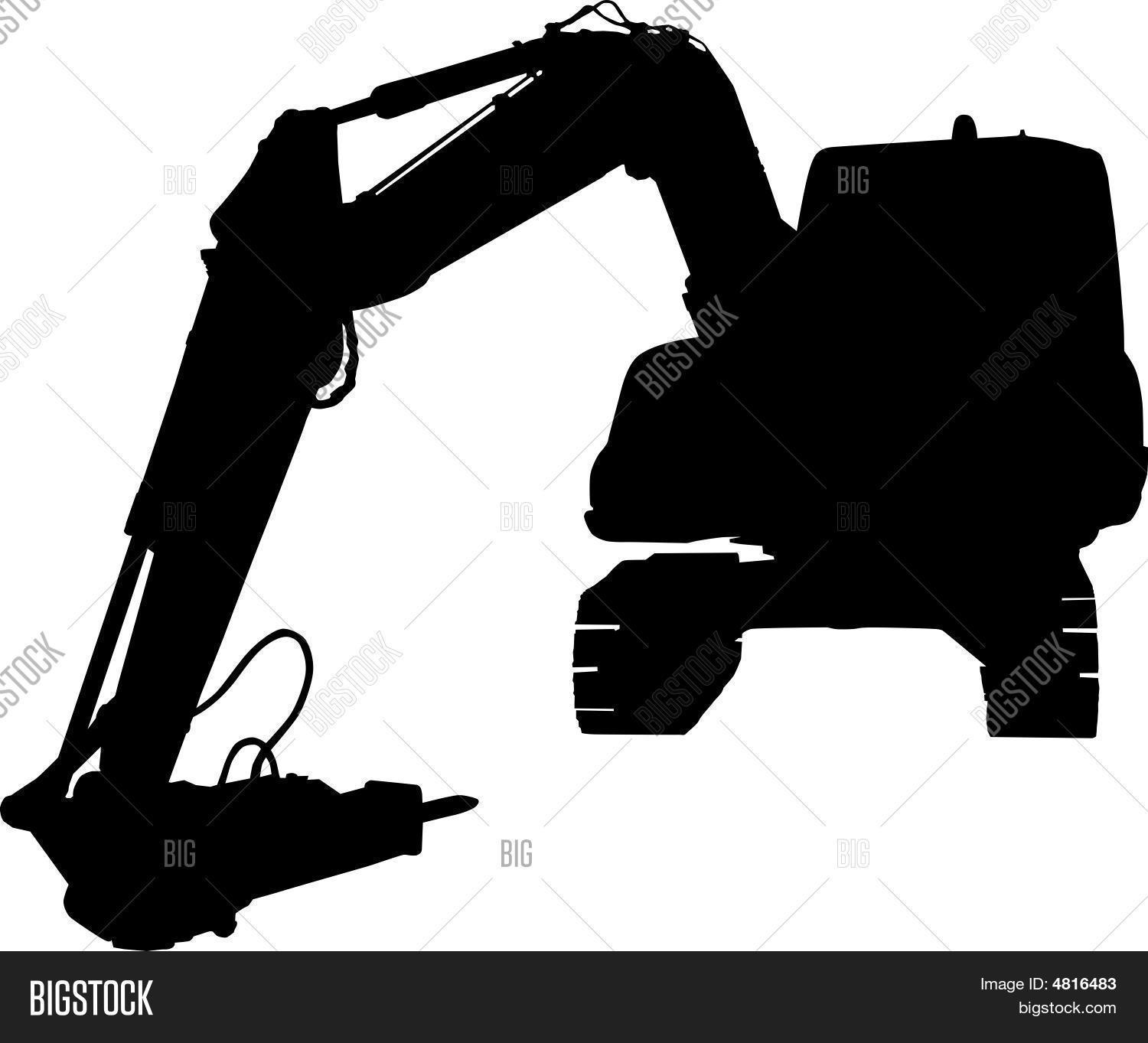 Mechanical Digger Vector & Photo (Free Trial) | Bigstock