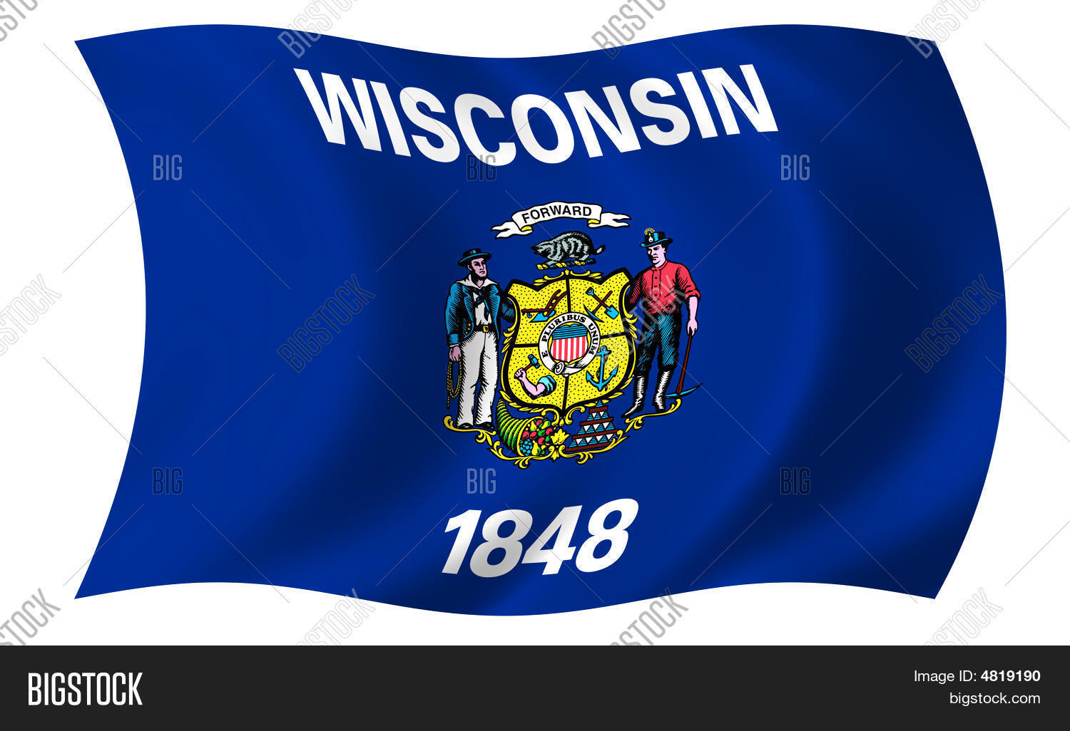Flag Wisconsin Image & Photo (Free Trial) | Bigstock