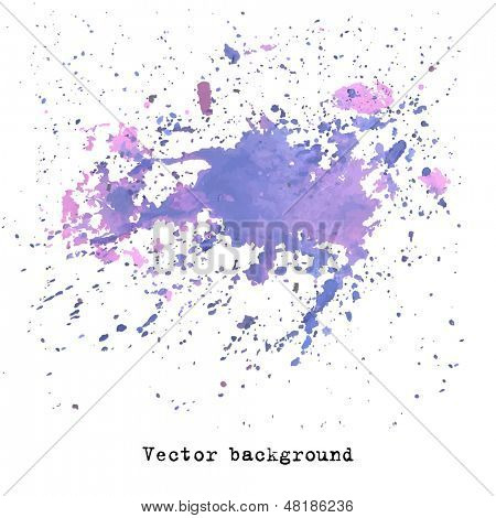 Violet Watercolor Vector & Photo (Free Trial) | Bigstock