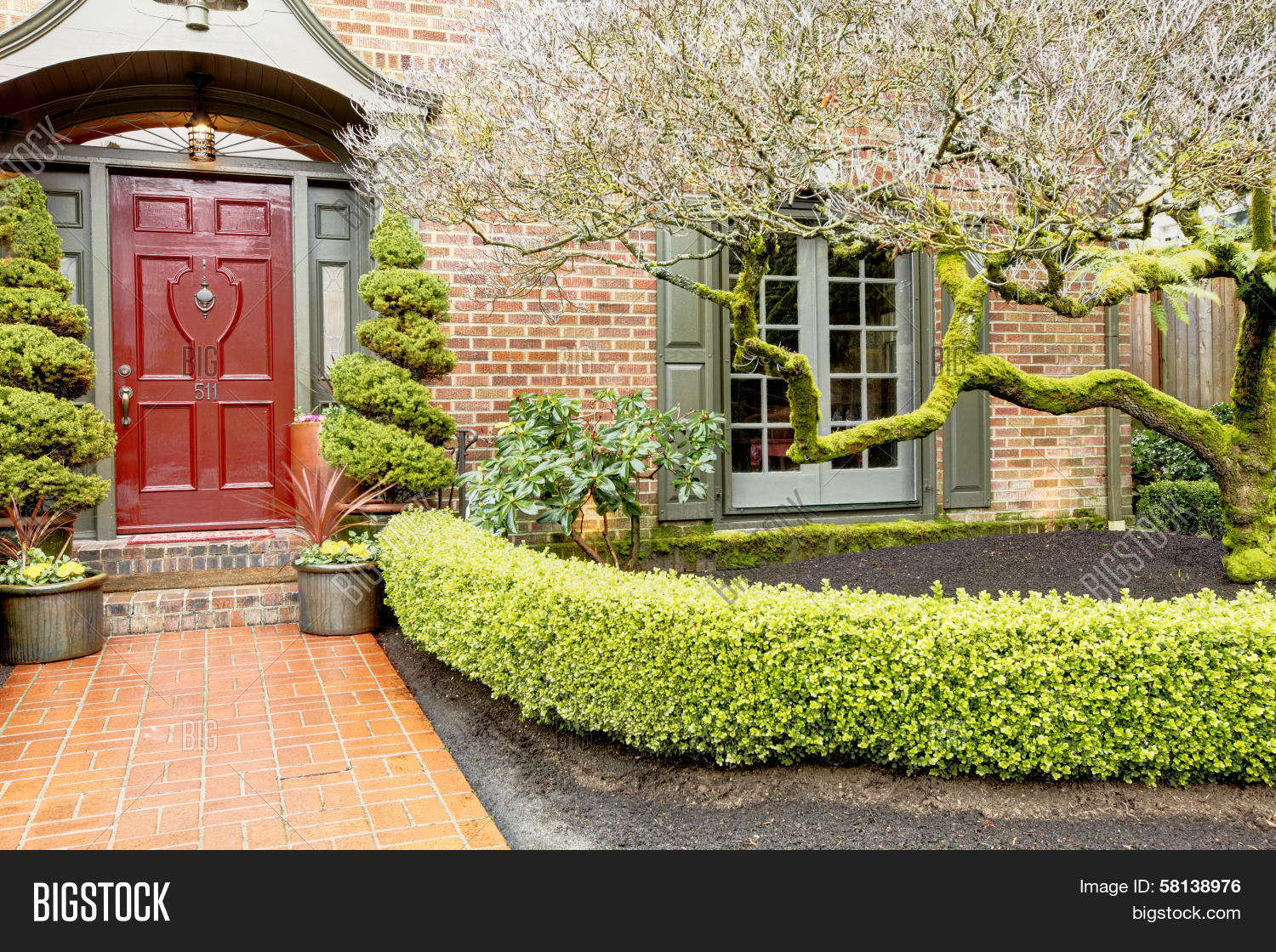 Classic Brick House Image & Photo (Free Trial) | Bigstock