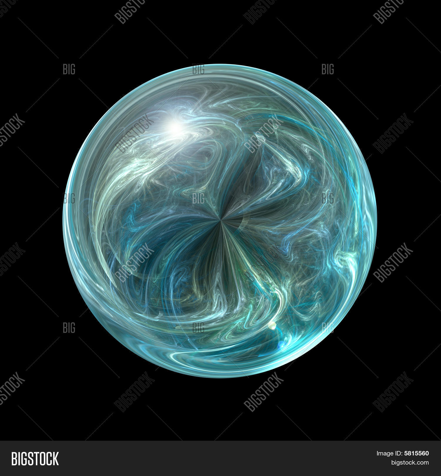 Teal Marble Orb Image & Photo (Free Trial) | Bigstock